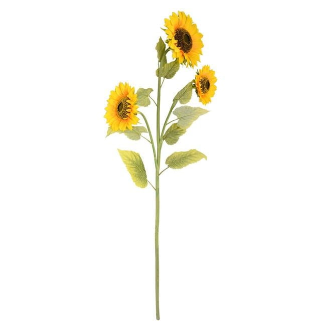 53 in. Yellow Sunflower Spray - Walmart.com