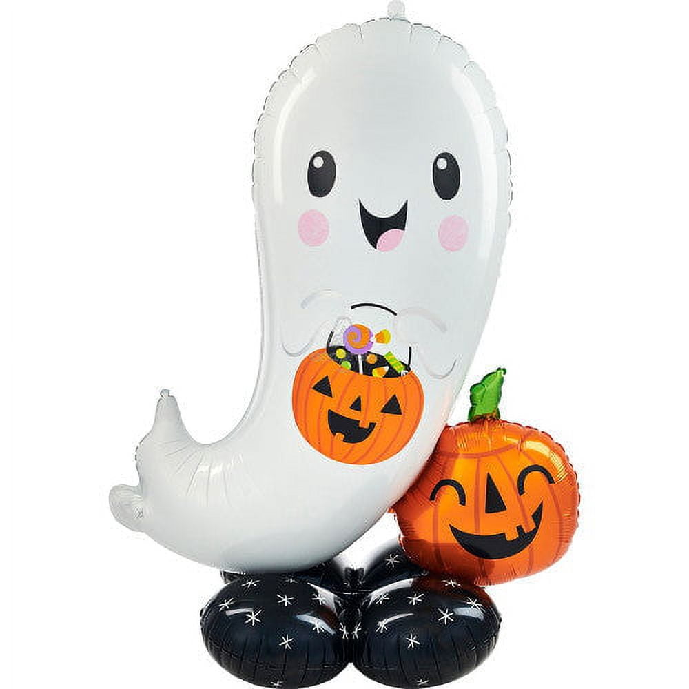 53 inch Halloween Ghost Airloonz Foil Mylar Balloon - Party Supplies ...