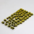 53-pcs 5mm Tall Diorama-Flowers-Grass Irregular Flower Clusters-Dried ...