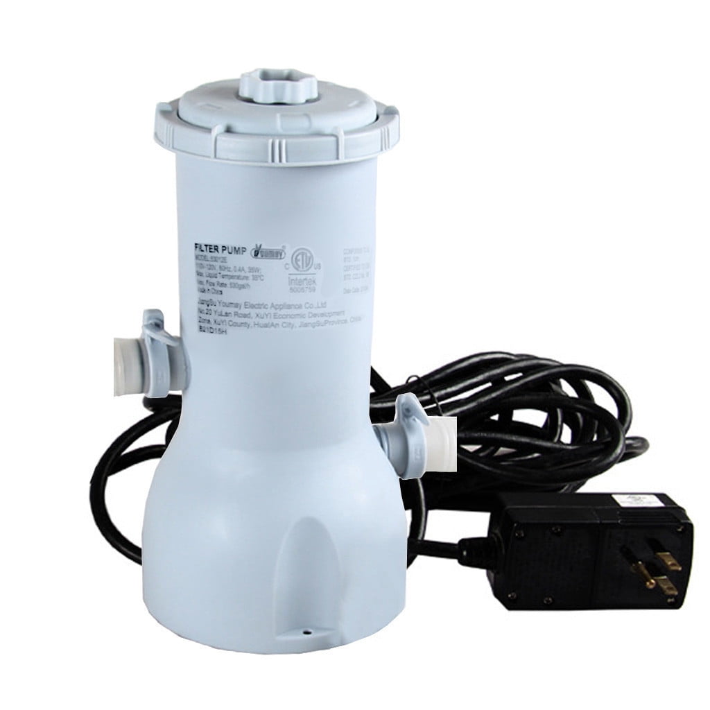 ‌530 GPH Above Ground Pool Pump 110V Energy Efficient Filter System ...