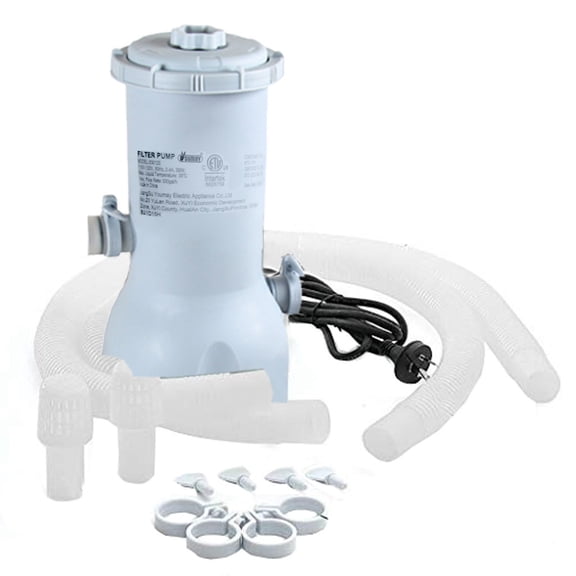 Bestway Flowclear Above Ground Pool Filter Pump, 530 GPH, with Timer ...