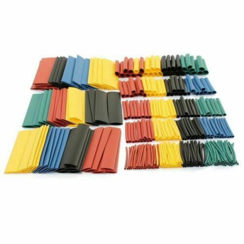 530 PCS Set Polyolefin Shrinking Assorted Heat Shrink Tube Wire Cable Insulated Sleeving Tubing ...