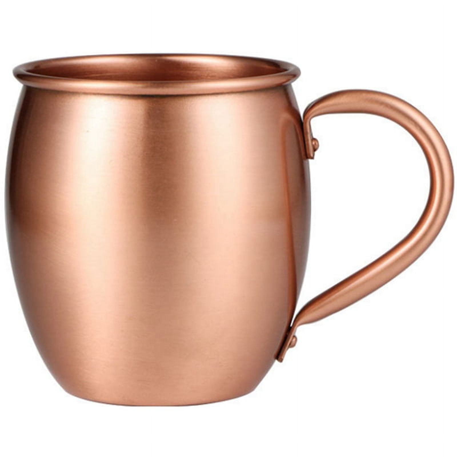 530ML 100% Pure Copper Mug Moscow Mule Mug Drum Cup Cocktail Cup Pure ...