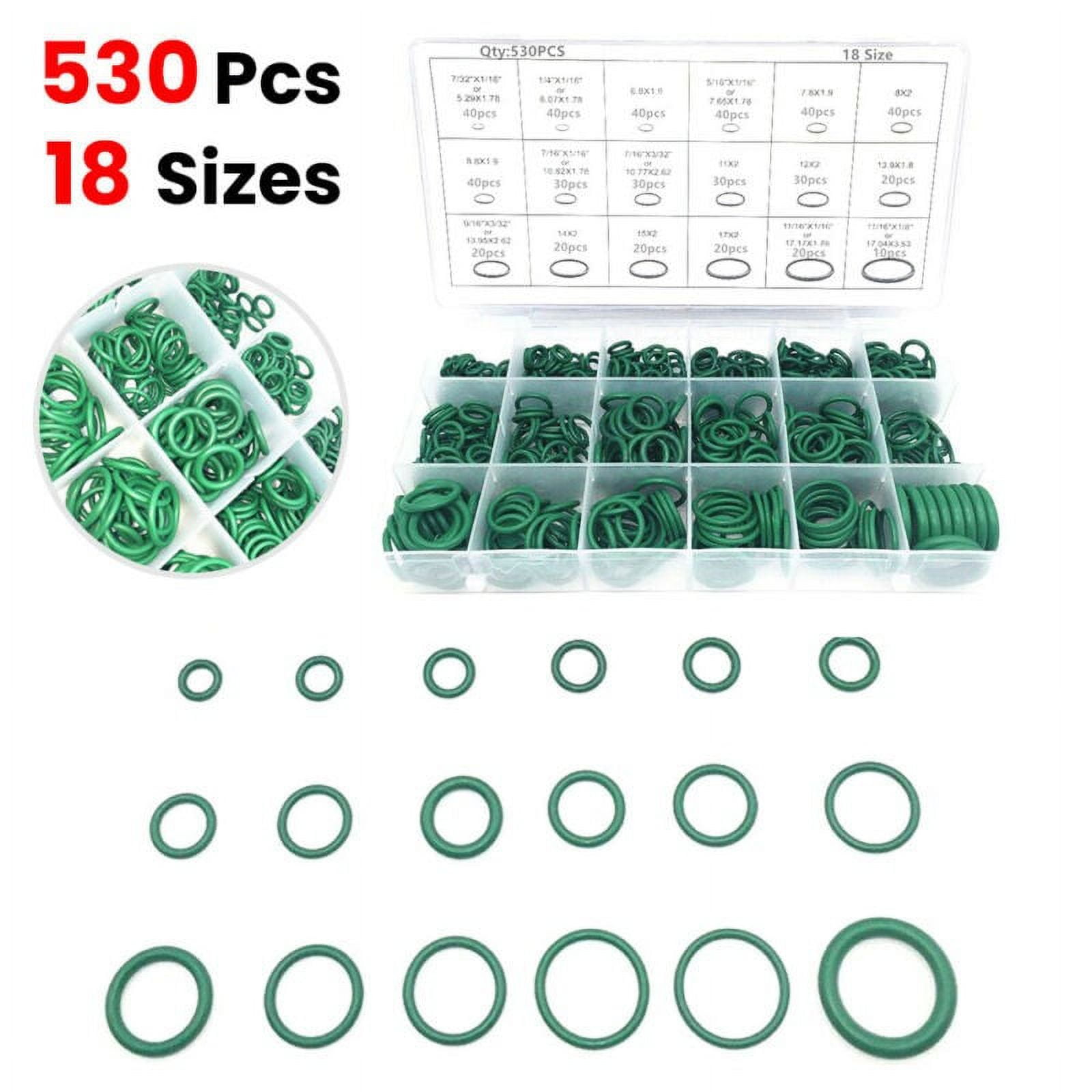 530Pcs Car O Ring Seal R134A Universal Auto Air Conditioning Rubber ...