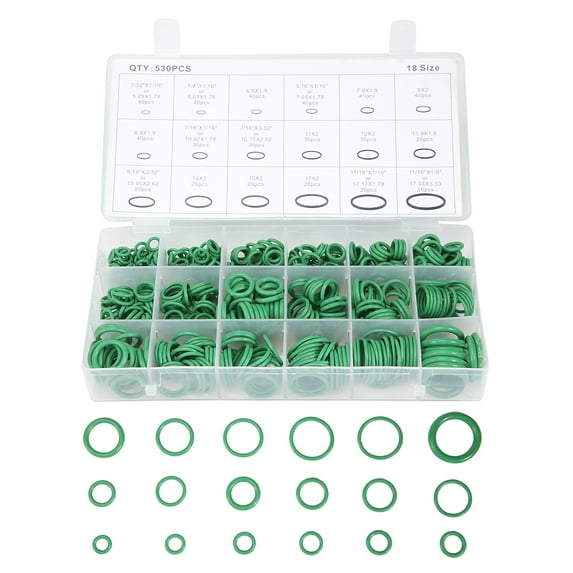 530Pcs Car R134A Car O-Ring Repair Automotive Air Conditioning Repair ...