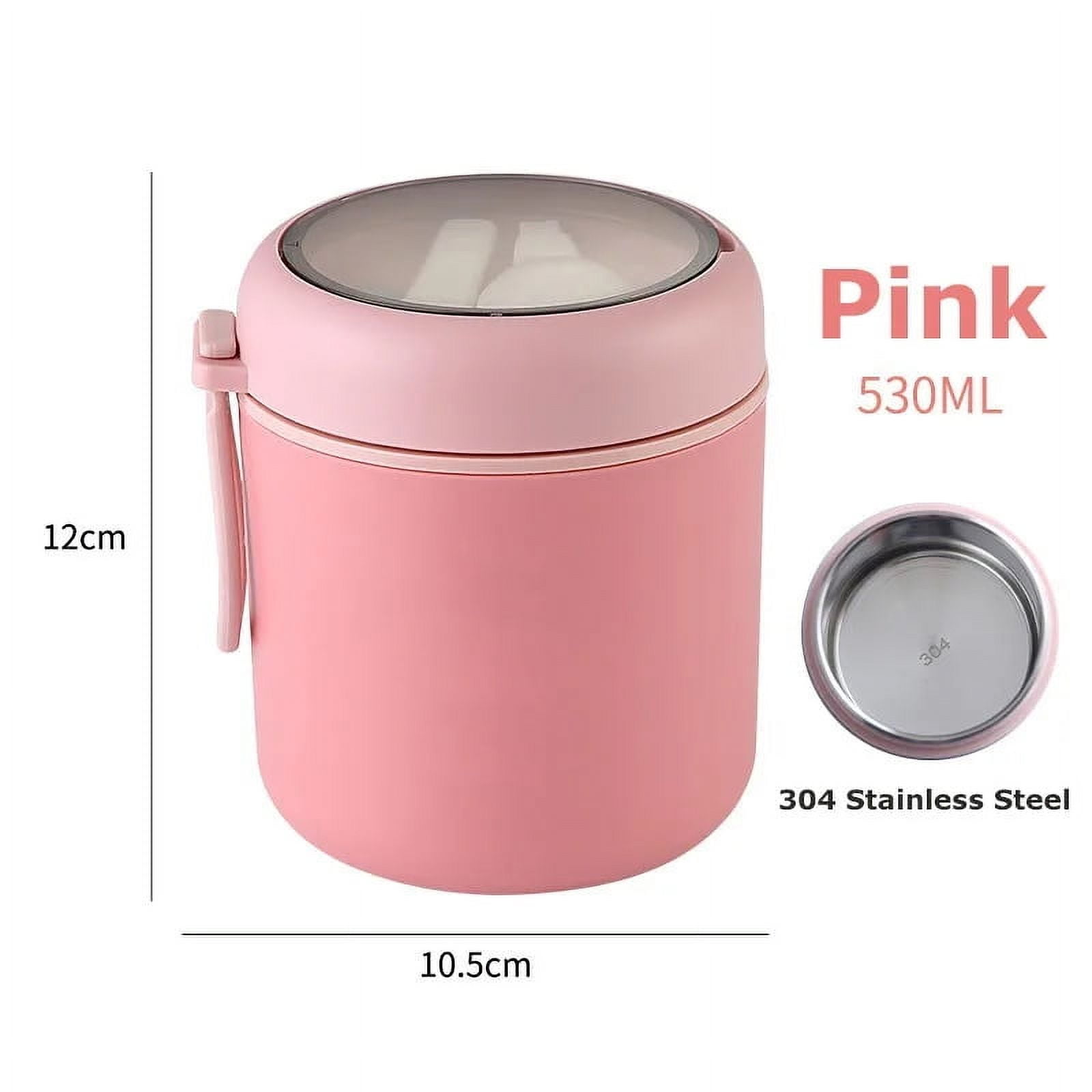 530ml/710ml Food Thermal Jar Insulated Soup Cup Thermos Containers ...