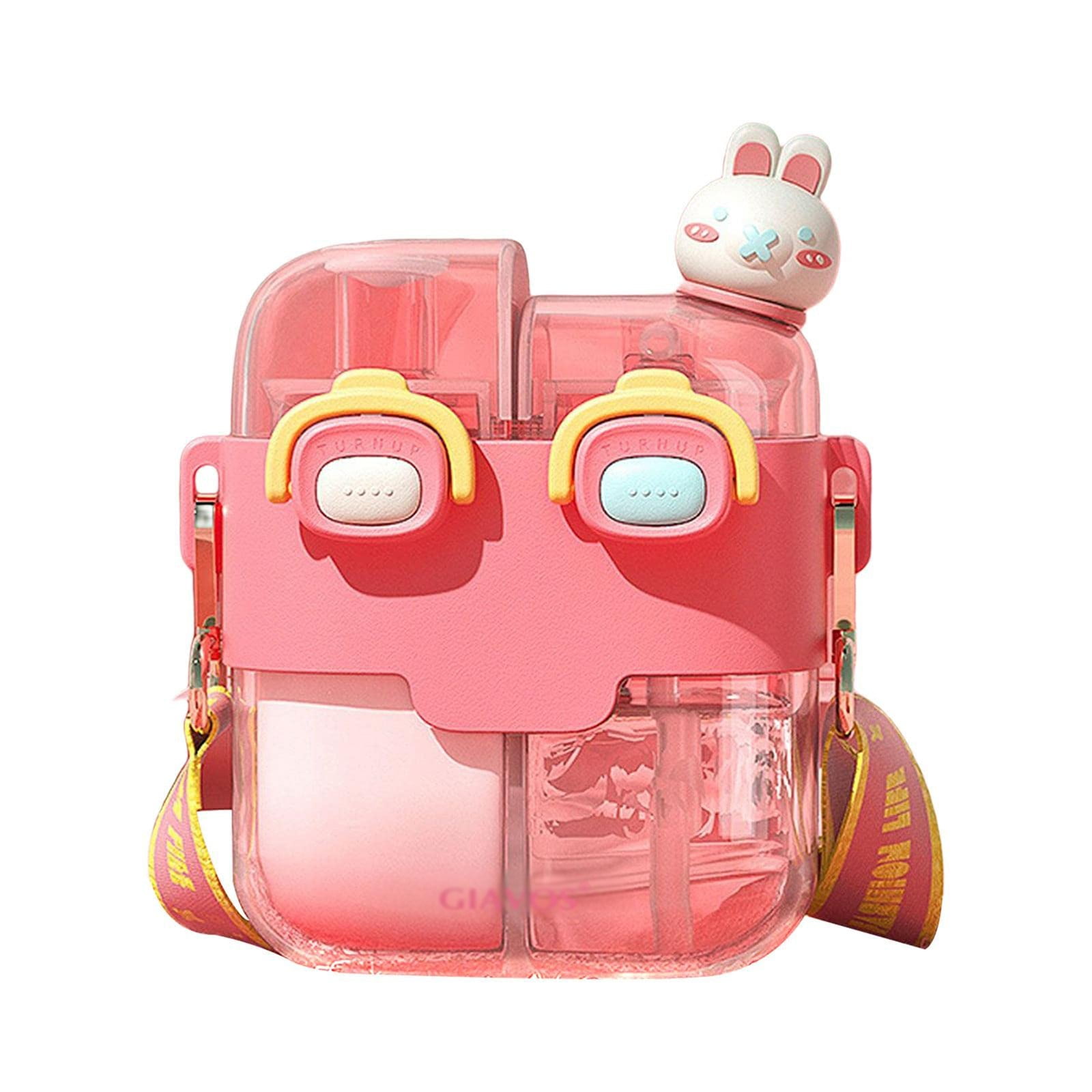 530ml Kids Student School Outdoor Water Bottle Split Cup with Mug (556 ...