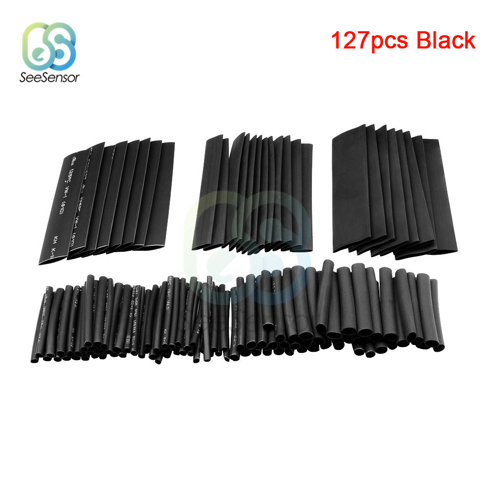 530pcs 328pcs 140pcs 127pcs Thermal contra Sleeve cable Heat Shrink Tube termoretractil pvc tube ...
