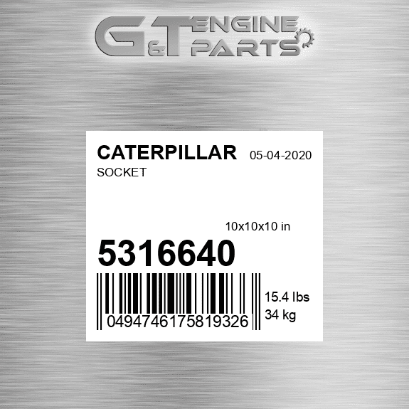 5316640 SOCKET fits CATERPILLAR (New OEM) - Walmart.com