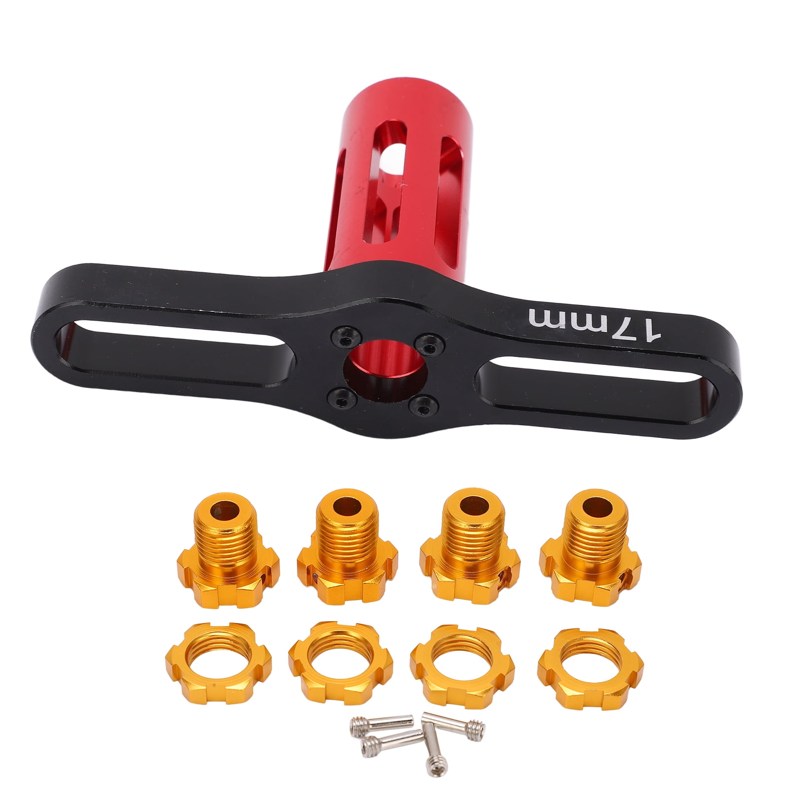 5353X Hex Nuts Splined Wheel Hubs,Hex Nuts Splined Wheel Hubs for Summit,4 Set 17MM Hex Nuts ...