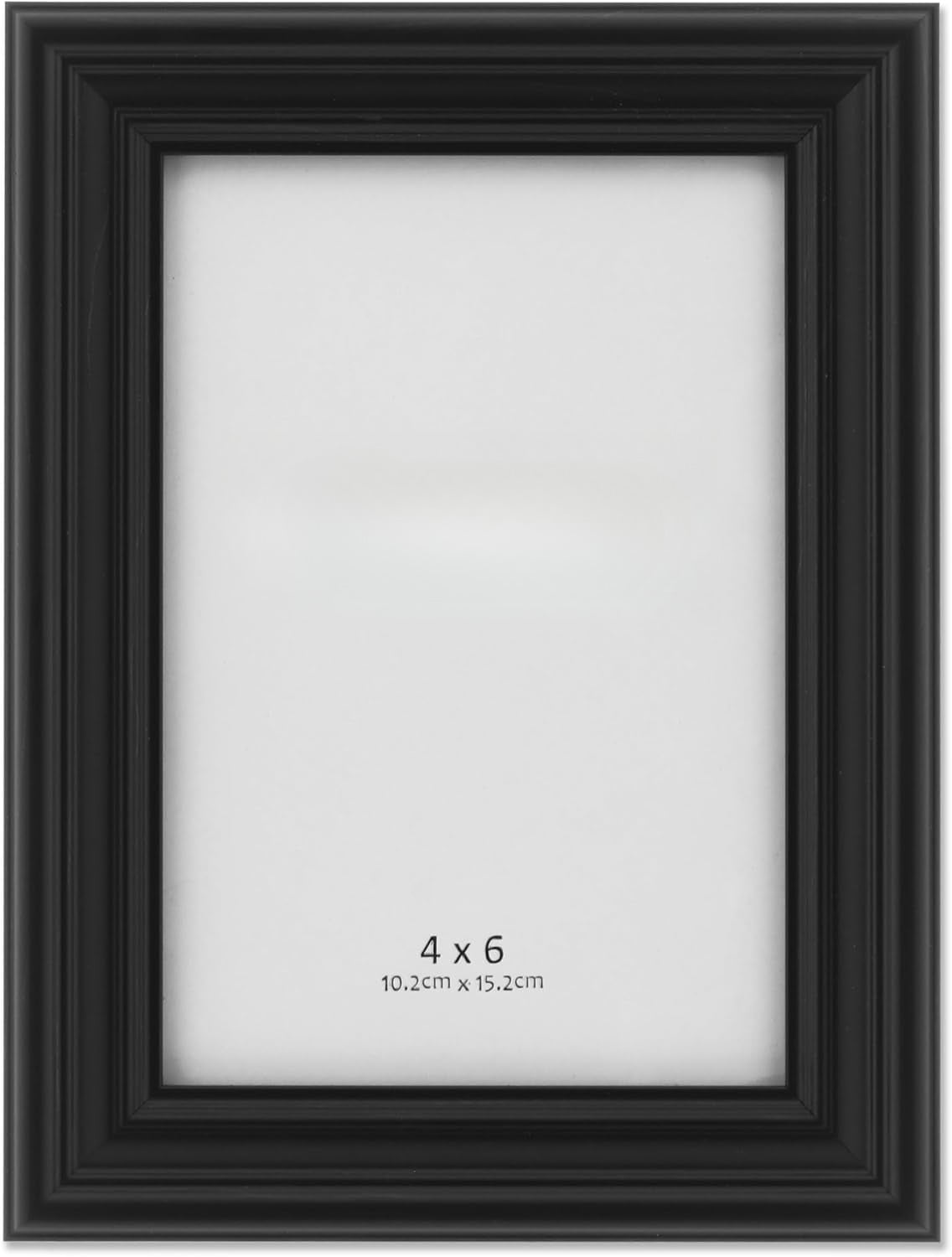535446 Black 4x6 Classic Detailed Picture Frame - Walmart.com