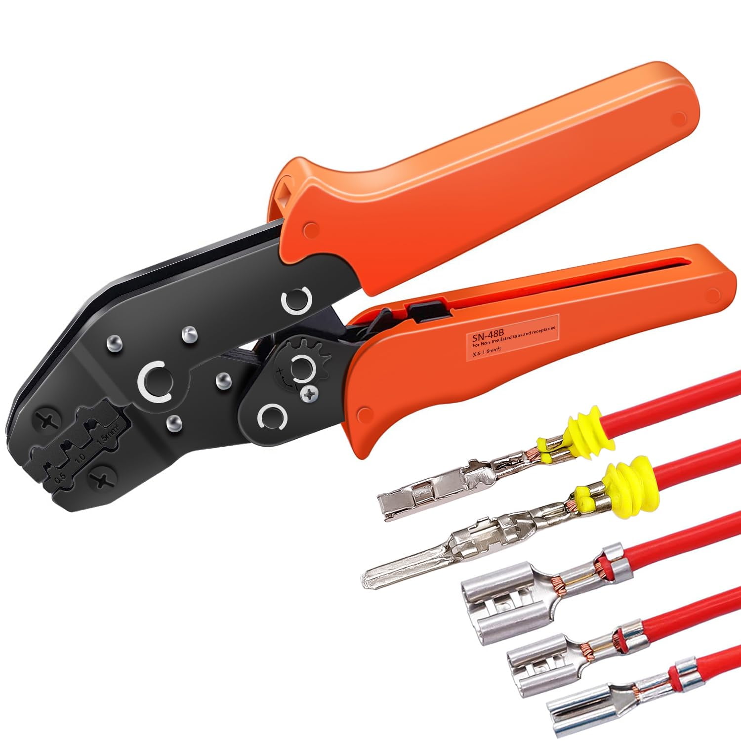 /535Pcs Car Electrical Wire Terminal Pins Connector Kit 1/1.5/1.8/2.2/2 ...