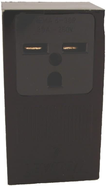 5376 30 Amp, 250 Volt, Surface Mounting Receptacle, Straight Blade ...