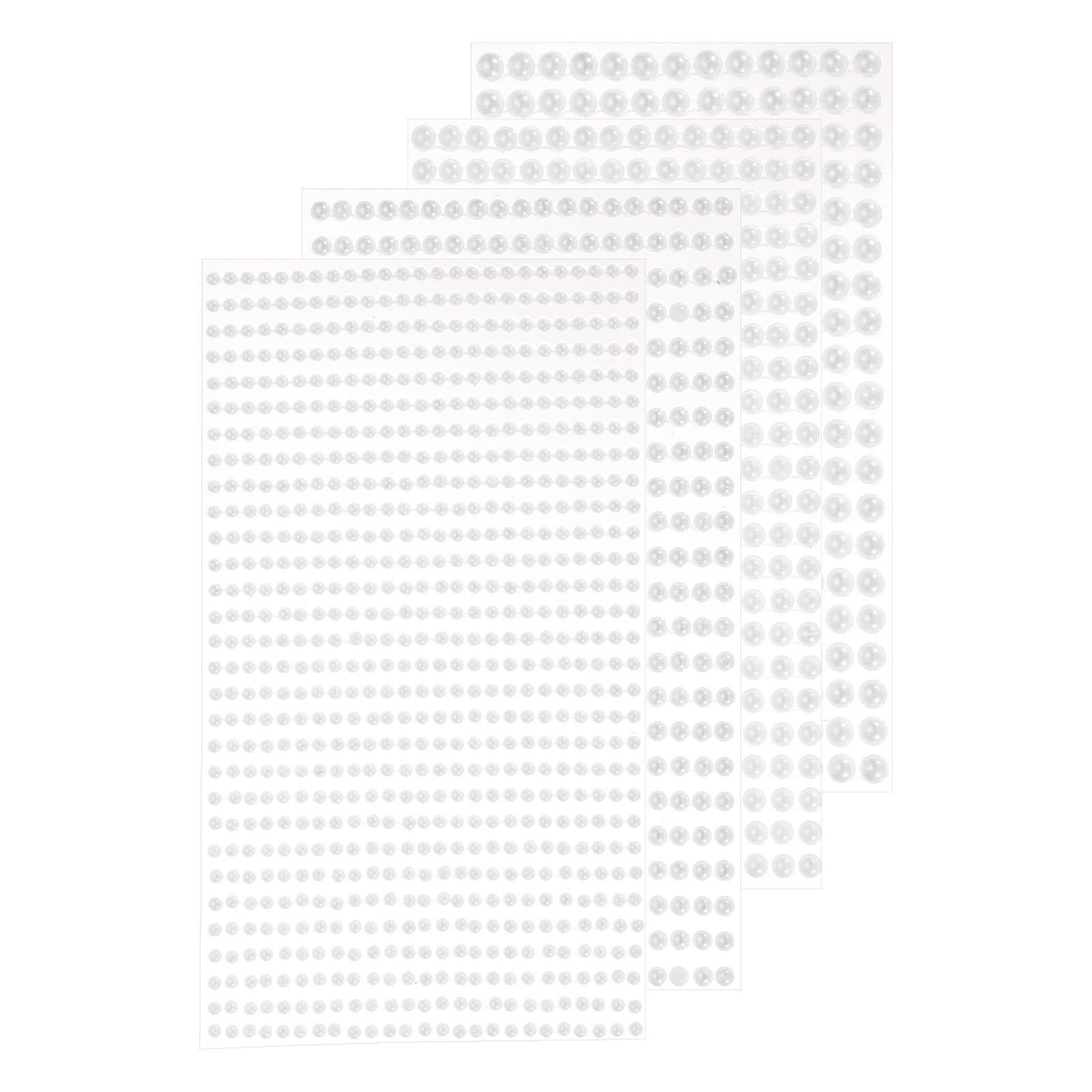 5376Pcs 12 Sheets Rhinestone Stickers 3/4/5/6 mm Self Adhesive Gems for ...