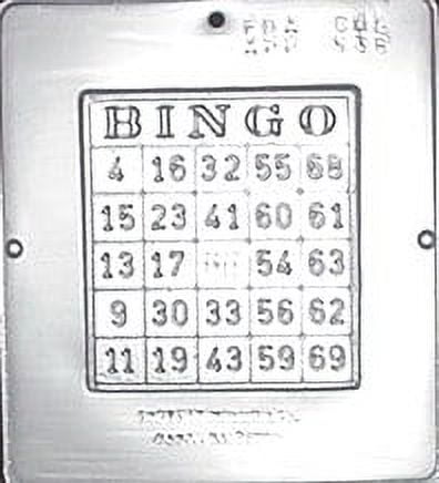 538 Bingo Card Chocolate Candy Mold - Walmart.com