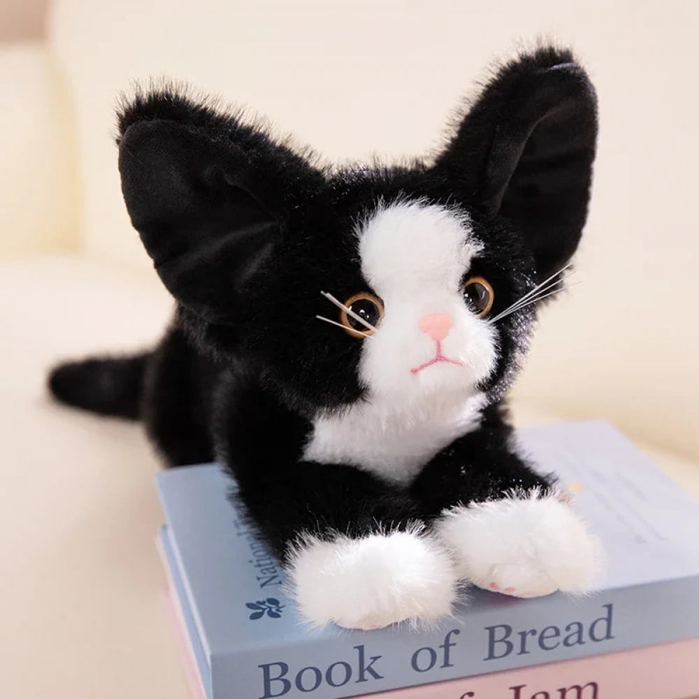53CM Simulation Devon Rex Plush Toys Curly Hair Peluche Kitten Stuffed ...