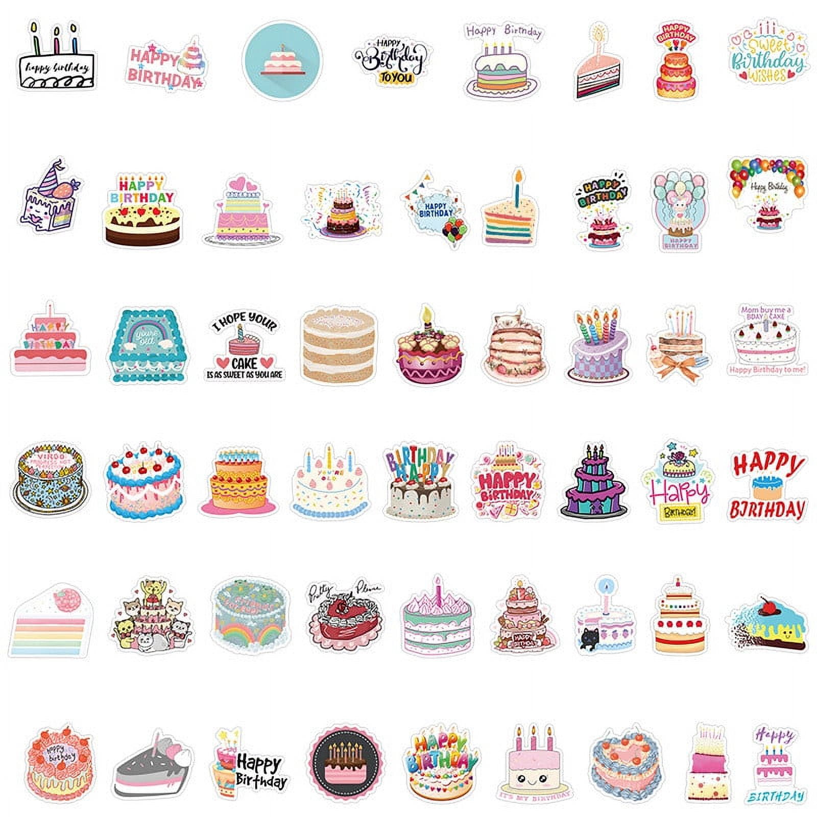 53PCS Happy Birthday Stickers Birthday Party Stickers For Kids Adults ...