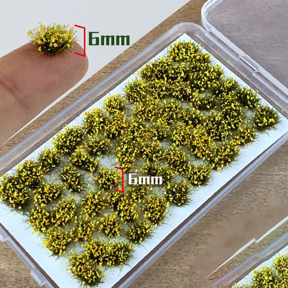 53Pcs Adhesive Static Grass Tufts Model Scenery Miniature Scenery ...