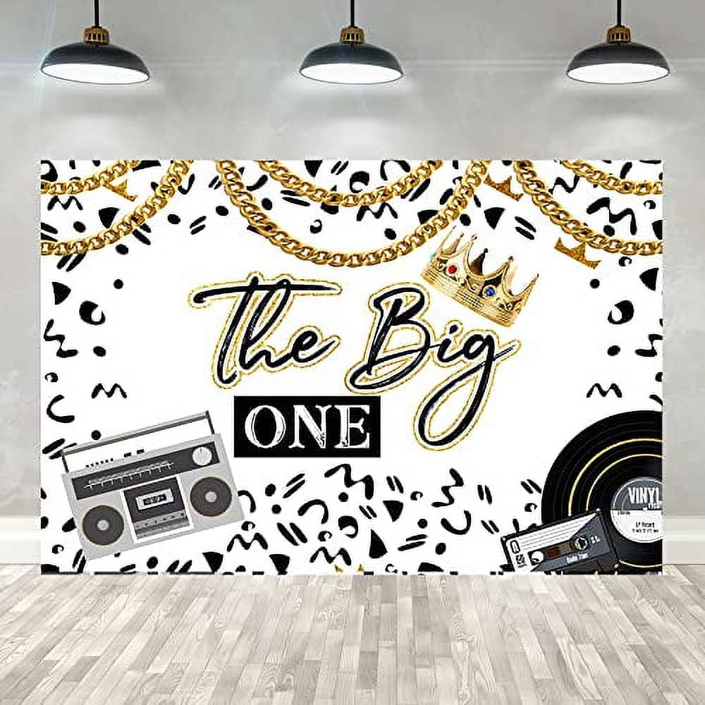 53ft Hip Hop Boys 1st Birthday Backdrop Our Notorious is The Big One ...