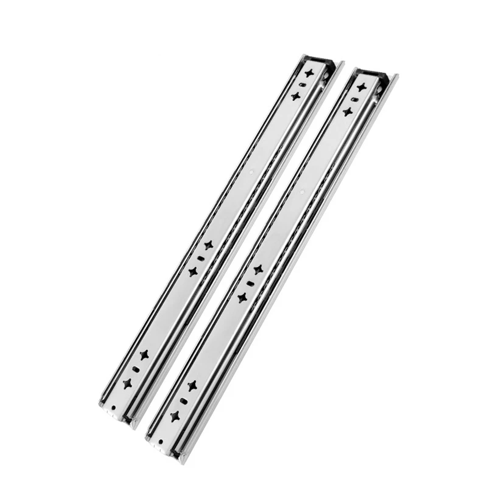 53mm Heavy Duty Drawer Slide Rails Load Capacity Rail 260LB Ball ...