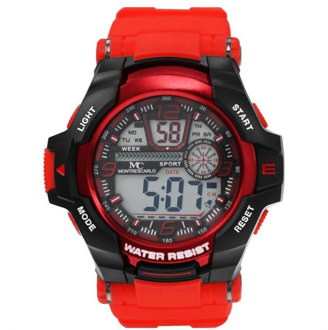 53mm Men's Women Sport Alarm Military Army Digital Waterproof Quartz ...