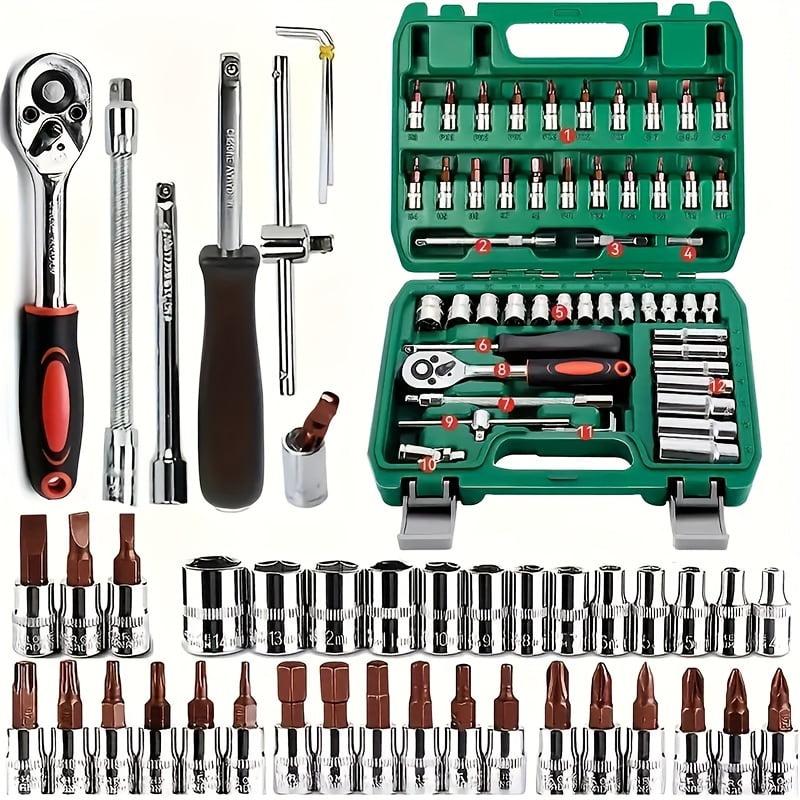 53pcs Professional Automotive Master Tool Kit - Premium Tool Sets For ...