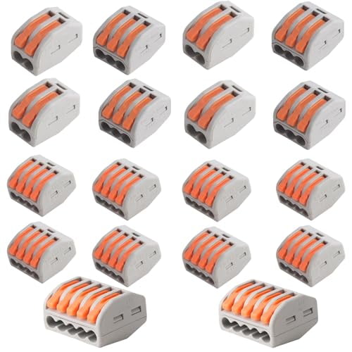 53pcs Quick Wiring Cable nut Terminal kit, Compact Splicing Wire ...