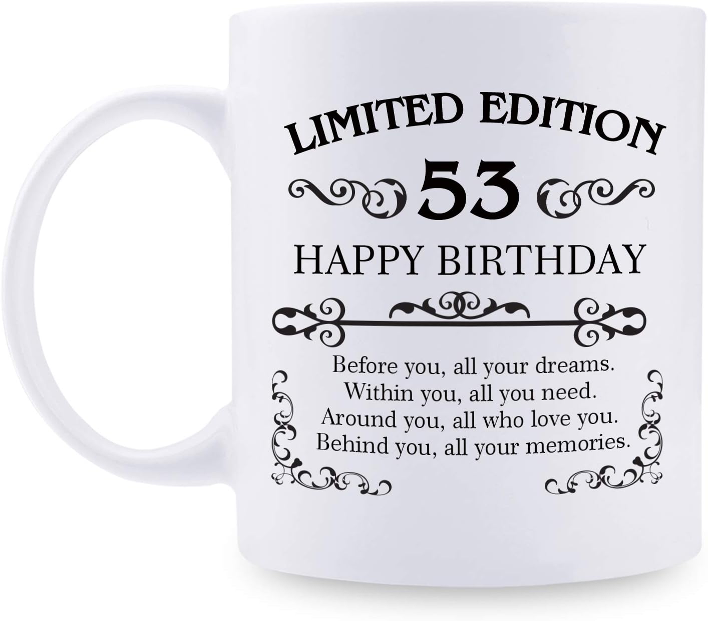 53rd Birthday Gifts for Women Men - 11 oz Coffee Mug - 53 Year Old ...
