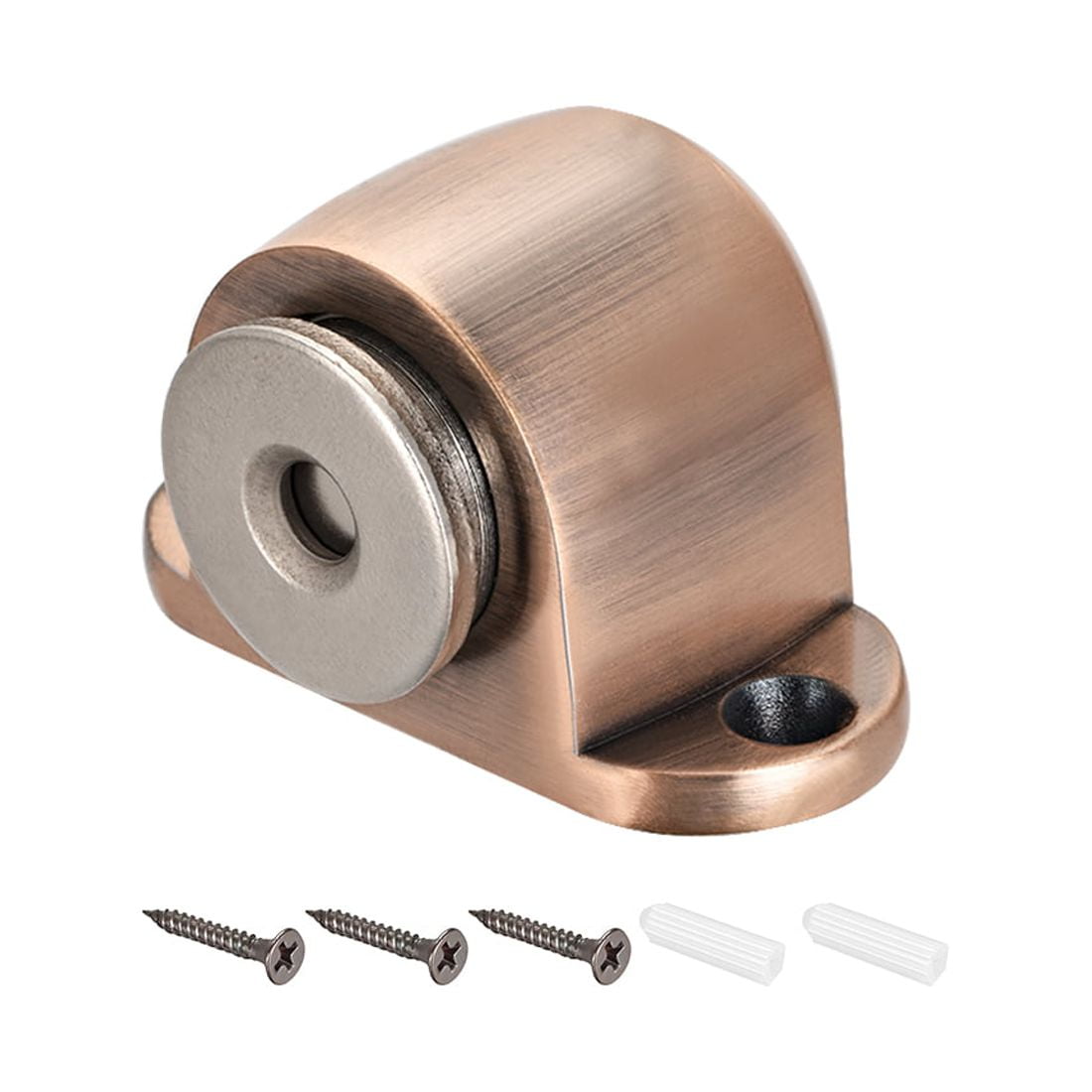 53x33x31mm Magnetic Door Stop Catch Zinc Alloy Brushed Copper Tone ...