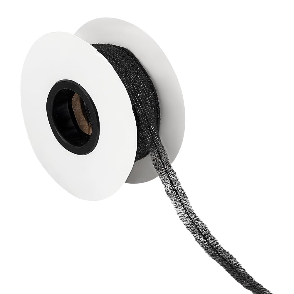 54.68 Yards Black Non-Woven Tape 0.4Inch Fusible Interfacing Fabrics ...