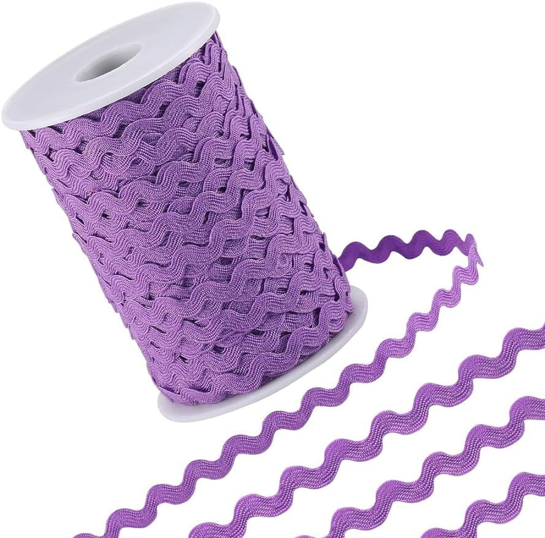 54.6Yds/50m Wave Bending Fringe Trim 5mm Wide RIC Rac Trim Woven Fabric ...