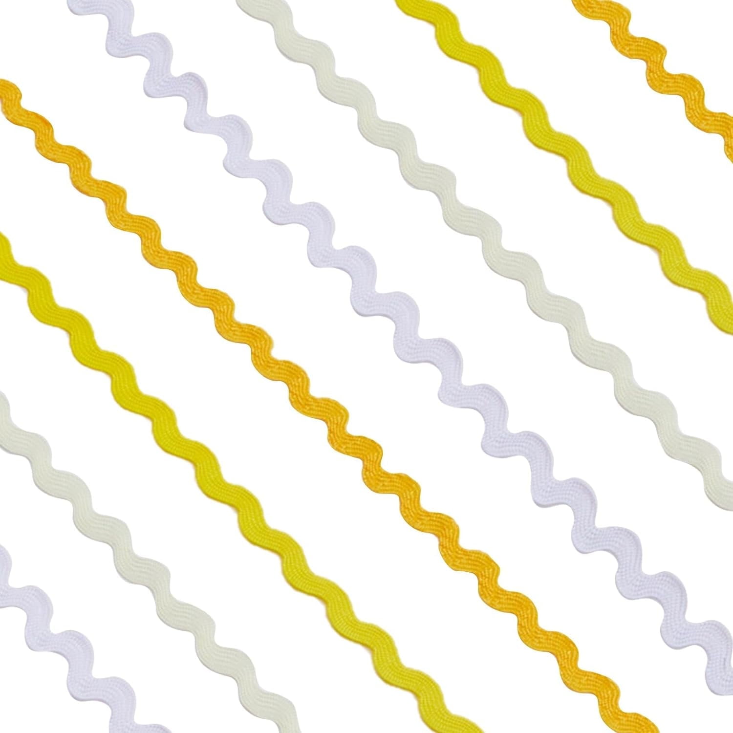 54.7Yards Wavy Bending Ribbon Rick Rack Webbing Edge RIC Rac Wrapping ...