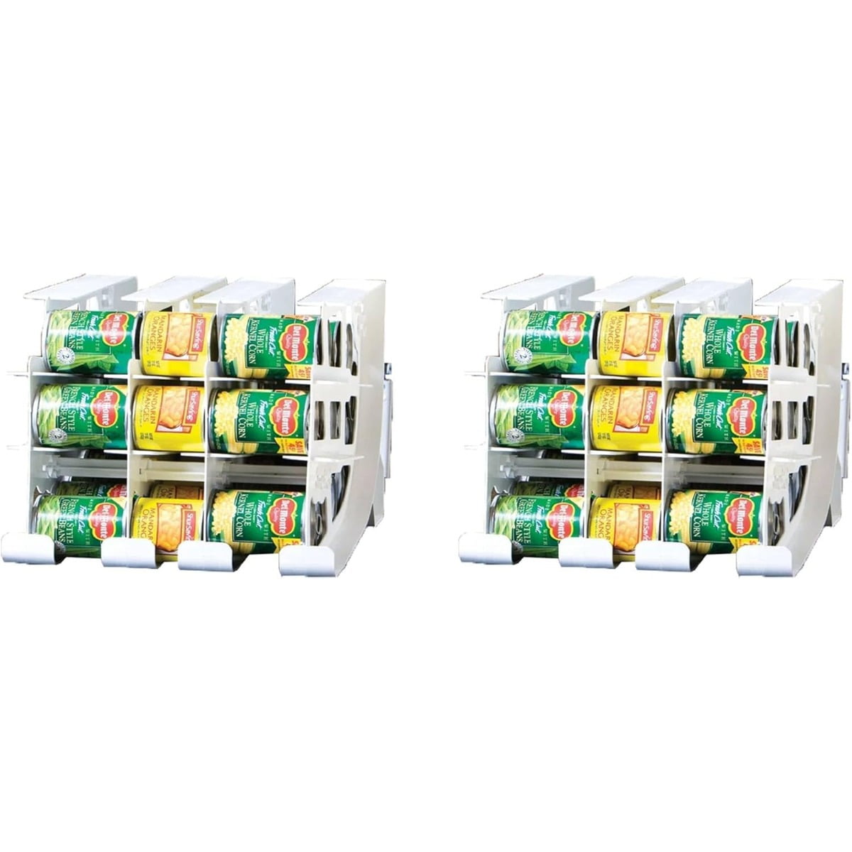 54-Can Capacity Pantry Storage Organizer Dispenser Rack for Canned ...