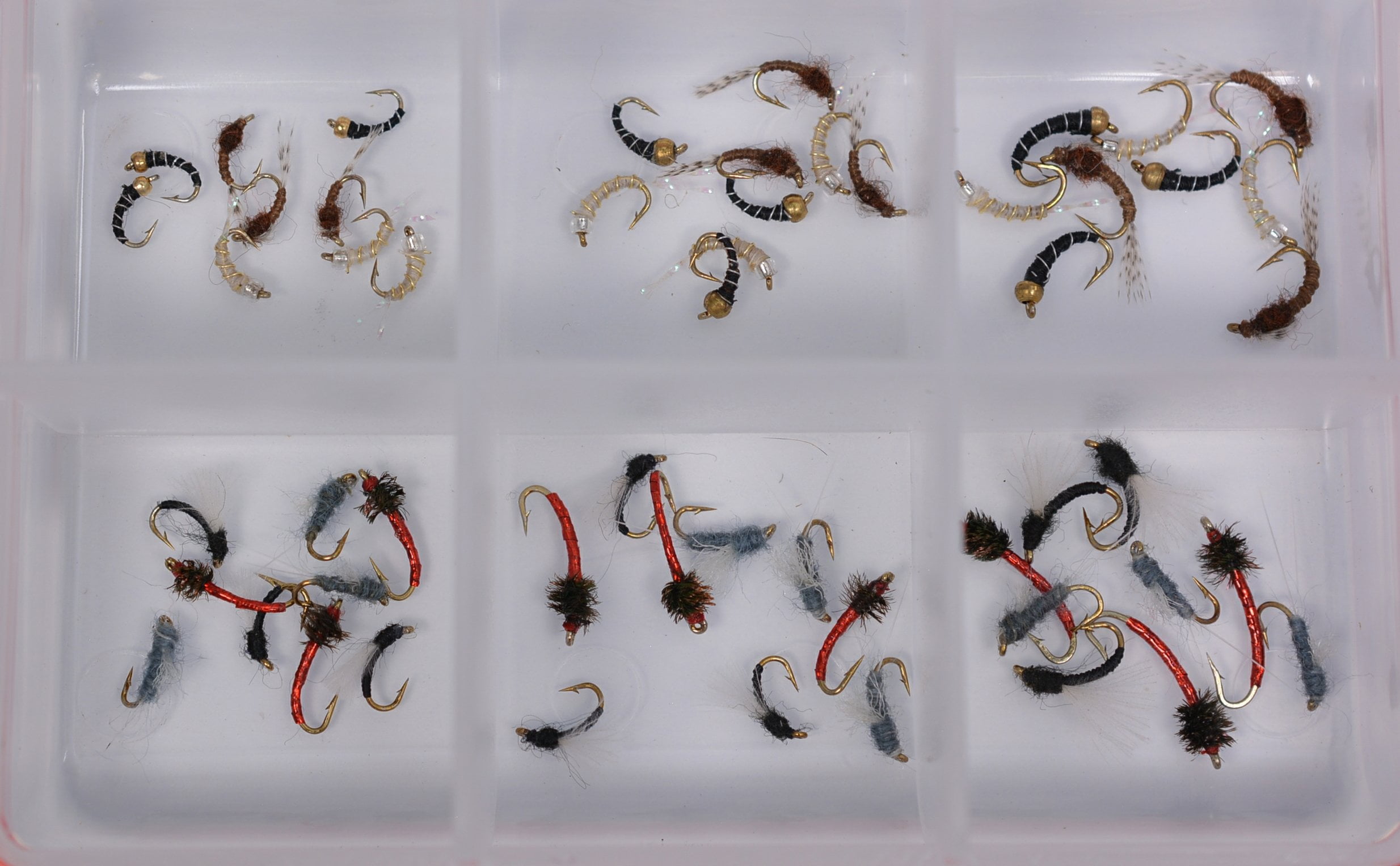 54 Count Midge Fly Fishing Assortment with Case - Walmart.com