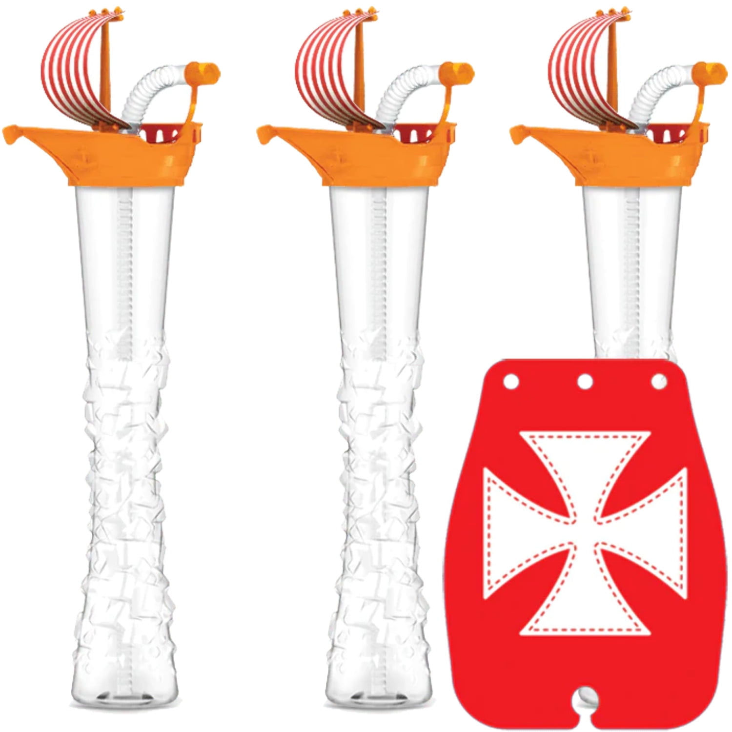 (54 Cups) Gasparilla Pirate Ship Cups - 17oz/500ml - First it's a Cup ...