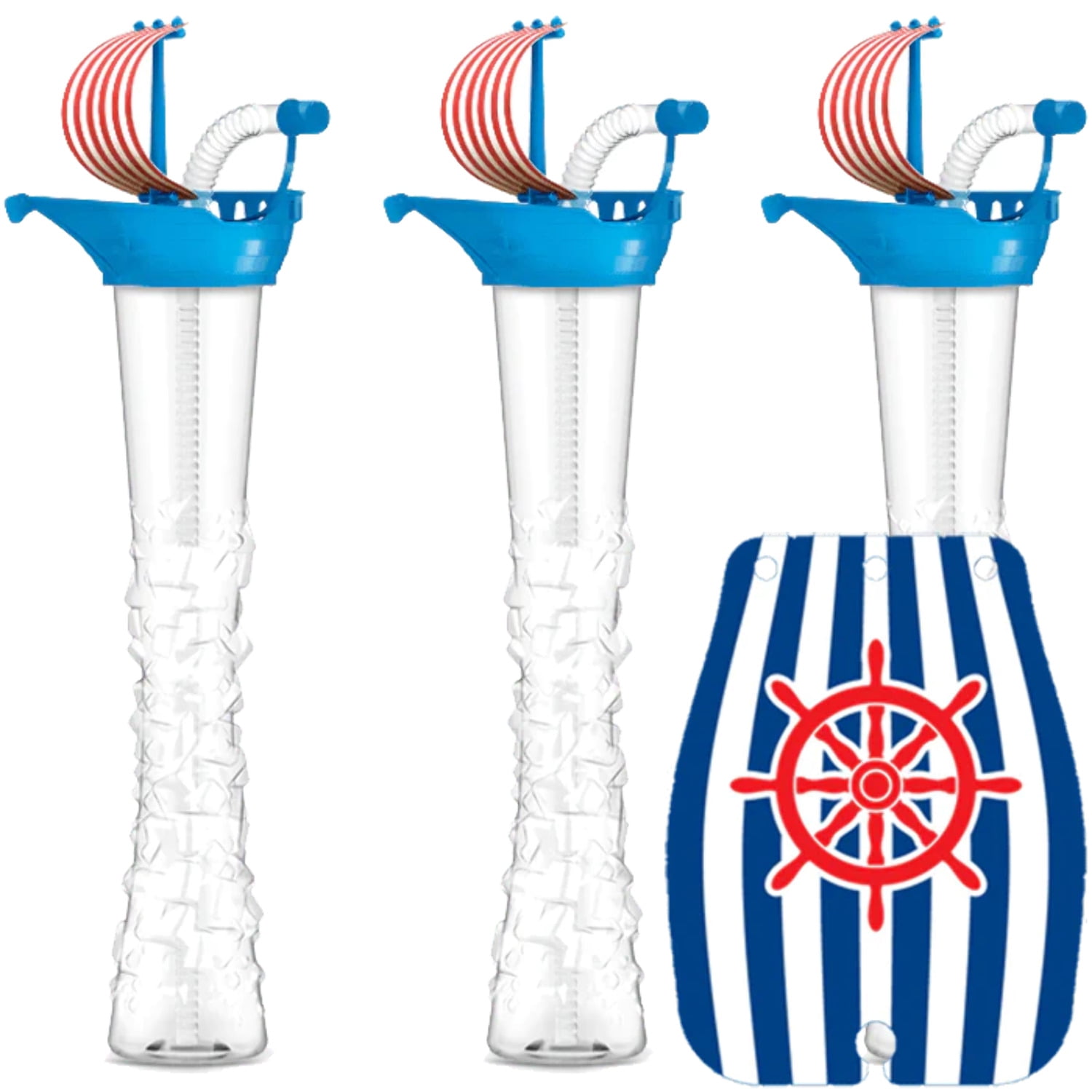 (54 Cups) Gasparilla Pirate Ship Cups - 17oz/500ml - First it's a Cup ...