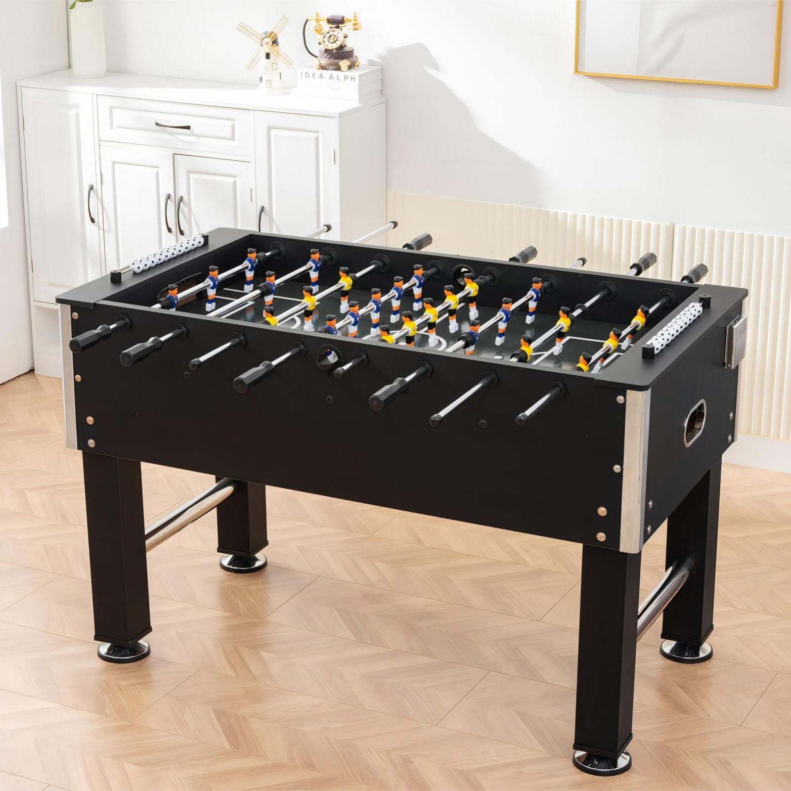 54" Foosball Table, 5FT Professional Soccer Table Game for Home, Office ...