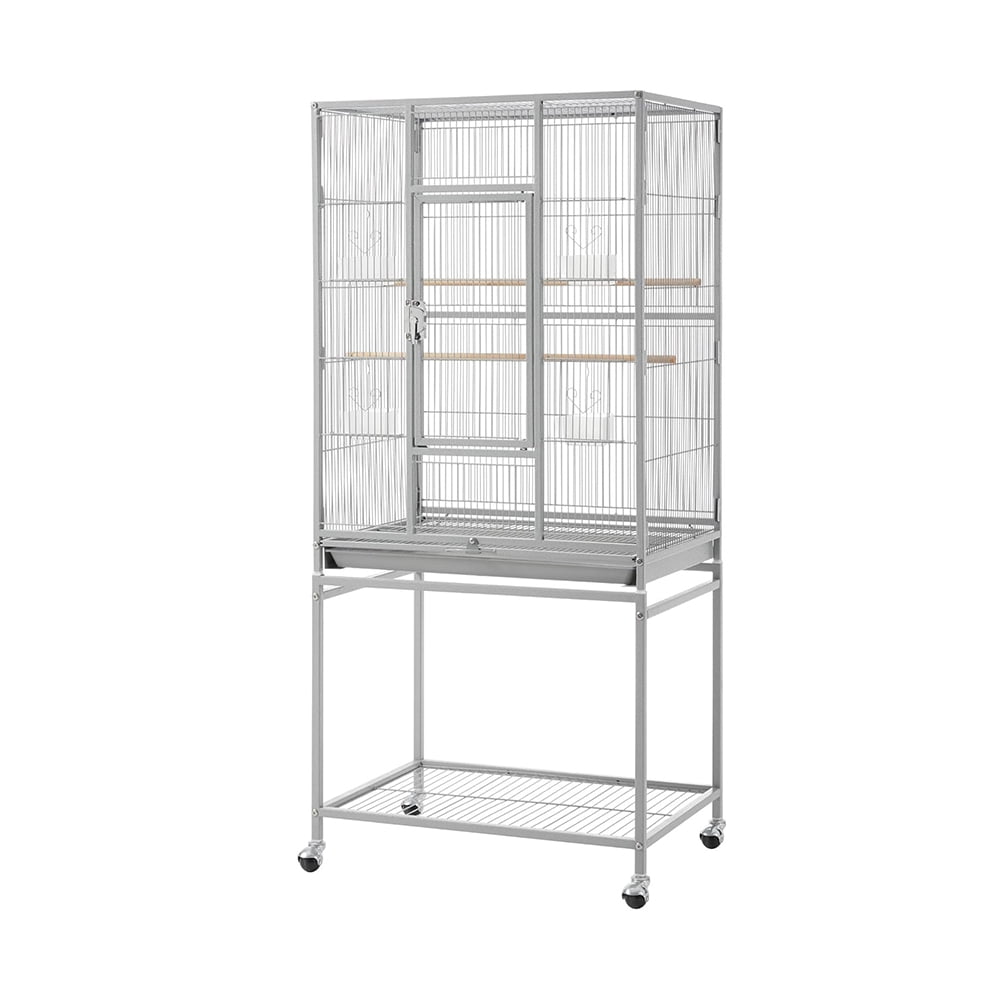 54'' H Large Bird Cage Parrot Cage with Stand Bird Cage for Conures ...