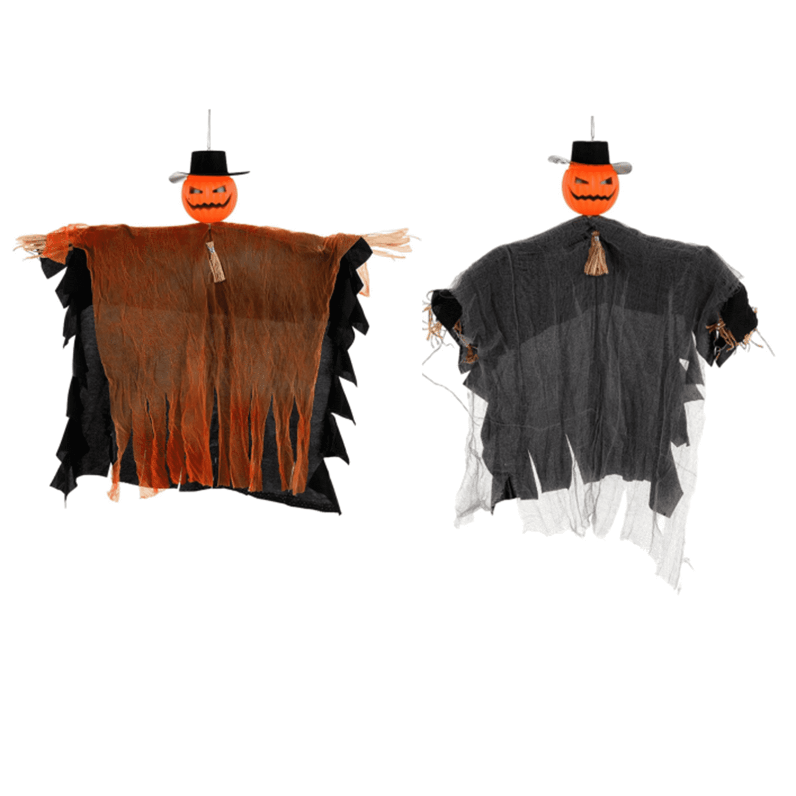 54 Inch Hanging Ghost Halloween Animatronics Glowing Props for Outdoor ...