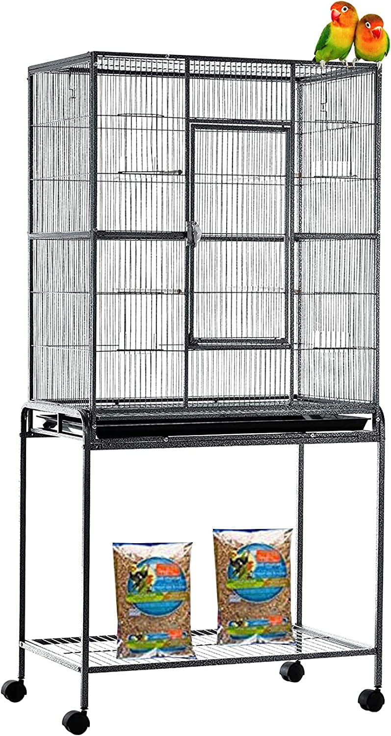 54" Large Wrought Iron Breeding Flight Canary Parakeet Cockatiel ...