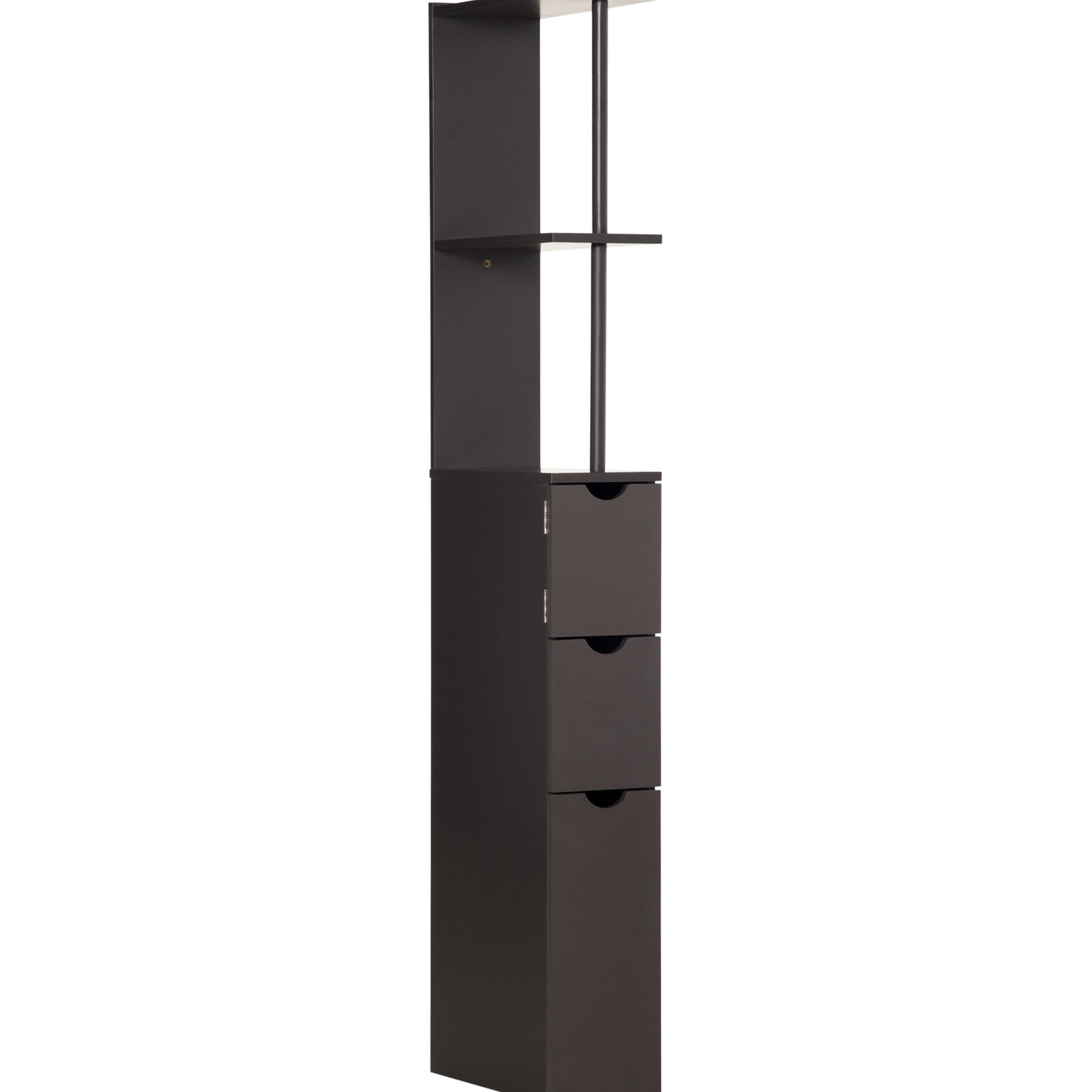 54" Linen Storage Unit | Keep Bathroom Items Organized | Solid ...