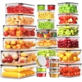 54 PCS Food Storage Containers with Lids Airtight (27 Lids &27 ...