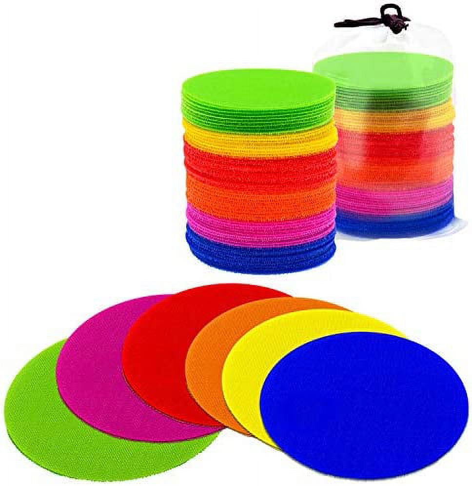 54 Pack Reusable Spot Marker,Circles in 6 Colors for Classroom ...