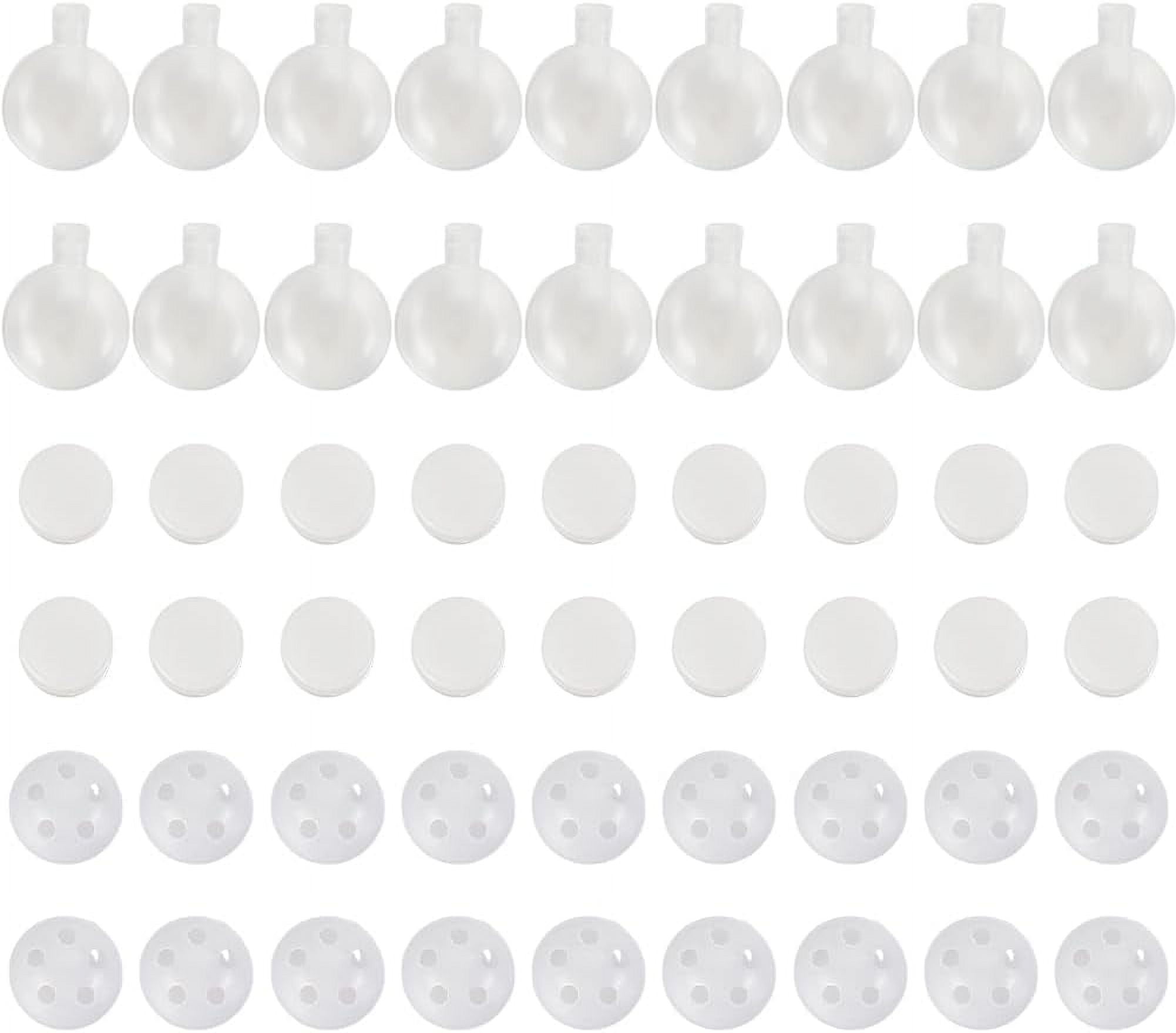 54 Pcs Squeakers for Dolls 3 Styles Plastic Rattle Balls Inserts ...