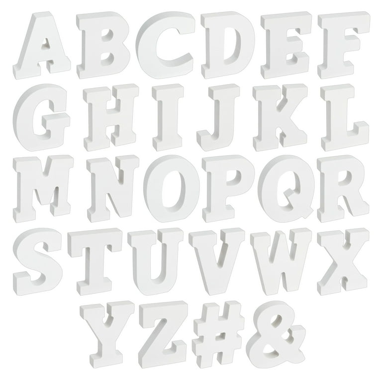 block letter alphabet 3d
