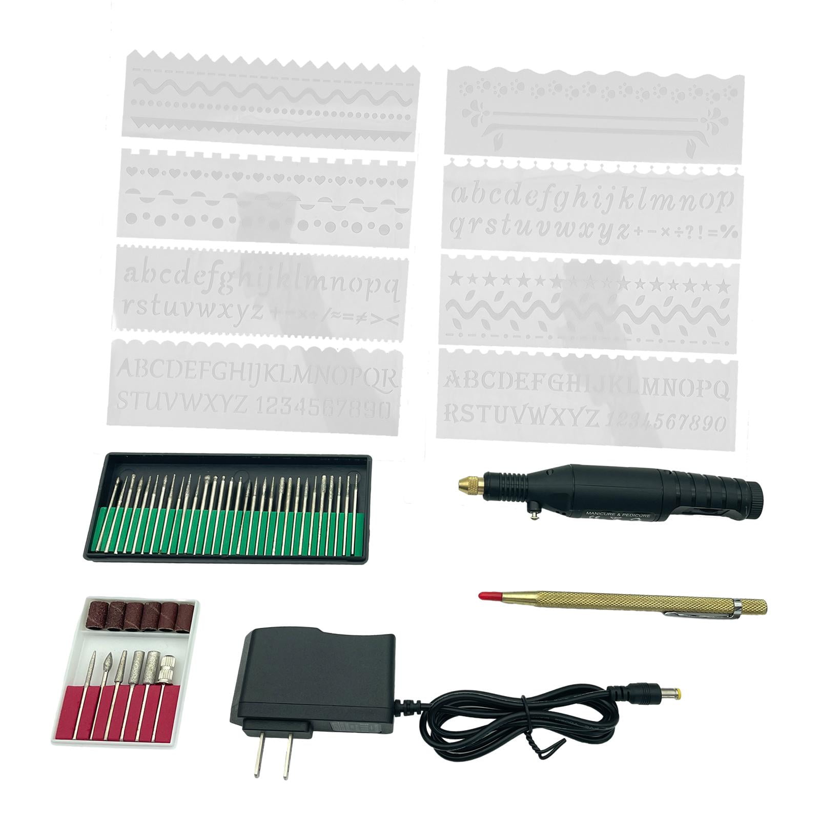 54 Pieces Electric Engraver Pen Tool Engraving Tool for Metal - Walmart.com