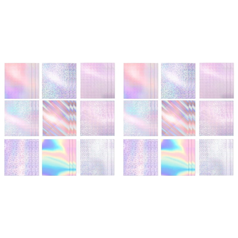 54 Sheets Holographic Cardstock, 8 X 12 Inch Metallic Glitter Shiny ...