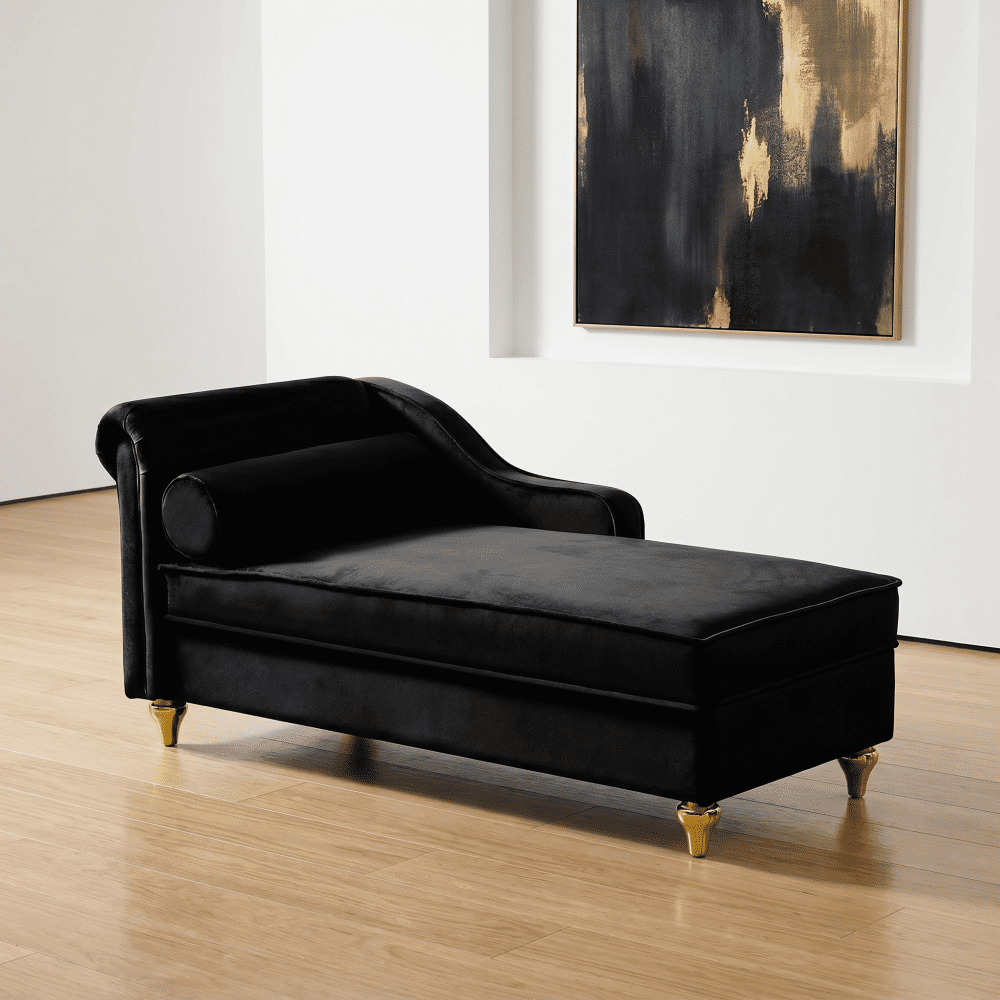 60" Soft Velvet Upholstery Butacas Para Sala Couch, Comfy Small Chair ...