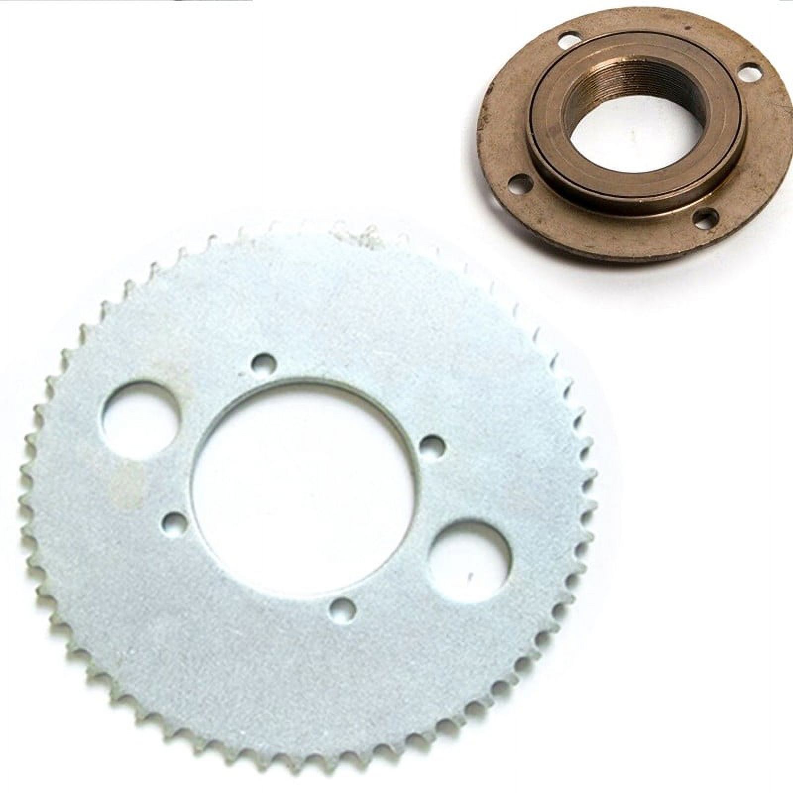 54 Teeth Scooter Sprocket Chain Drive Gear + Toothless Freewheel For ...