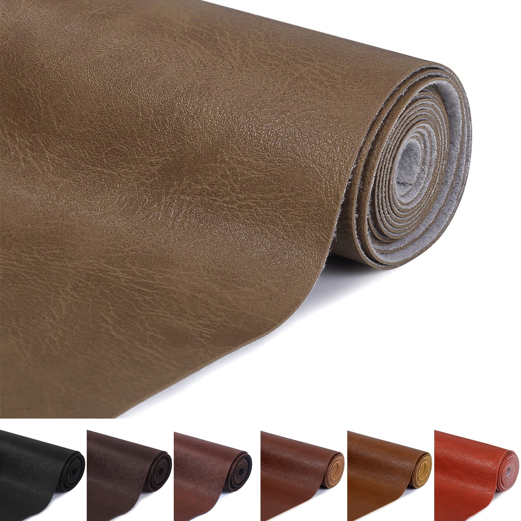 54" Wide Vinyl Fabric Thick Marine Grade Faux Leather Fabric Heavy Duty ...